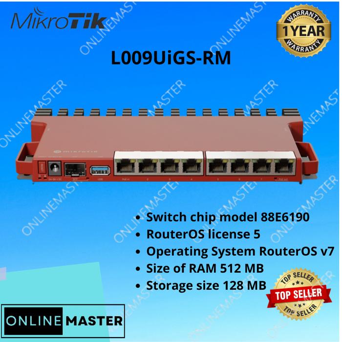 Jual Mikrotik L009UiGS-RM powerful dual-core ARM CPU Router - Jakarta ...