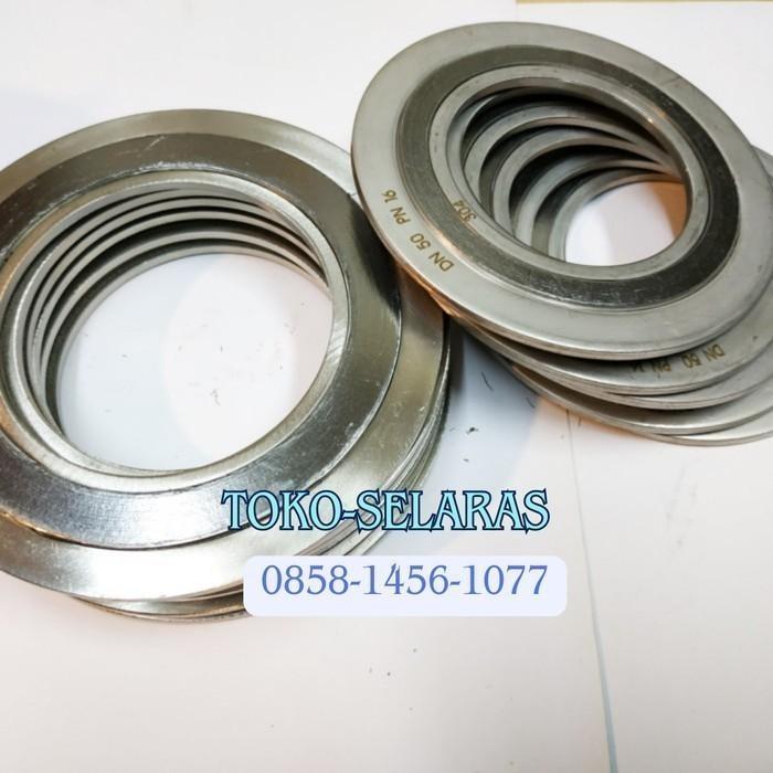 Jual spiral wound gasket 4 inci ansi 150 SS 304 SWG - Jakarta Utara ...