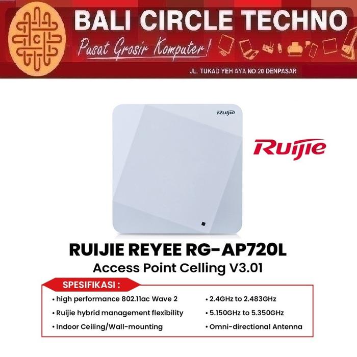 Jual RUIJIE REYEE RG-AP720L Access Point Celling V3.01 - RG-AP720-L ...