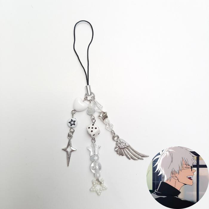 Promo [ jujutsu kaisen ] Phone strap gojo geto gantungan hp anime ...