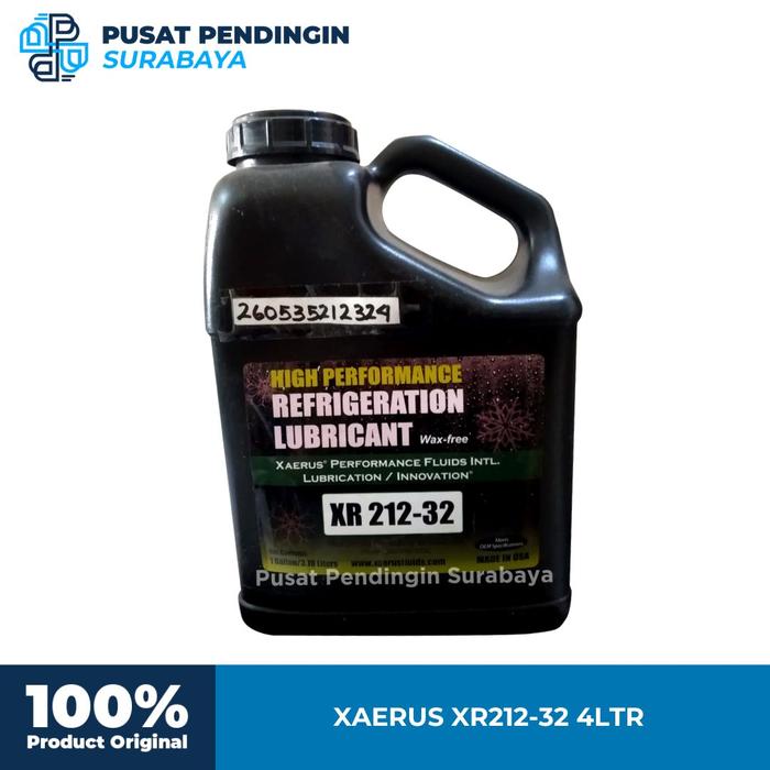 Jual OLI XAERUS XR212-32 - OLI KOMPRESOR MERK XAERUS KEMASAN 4LTR XR212 ...
