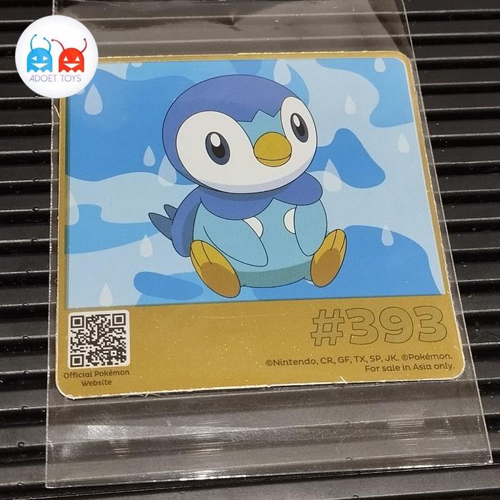 Jual POKEMON OREO KARTU PIPLUP & SANDSHREW no koin coin stiker mew ...