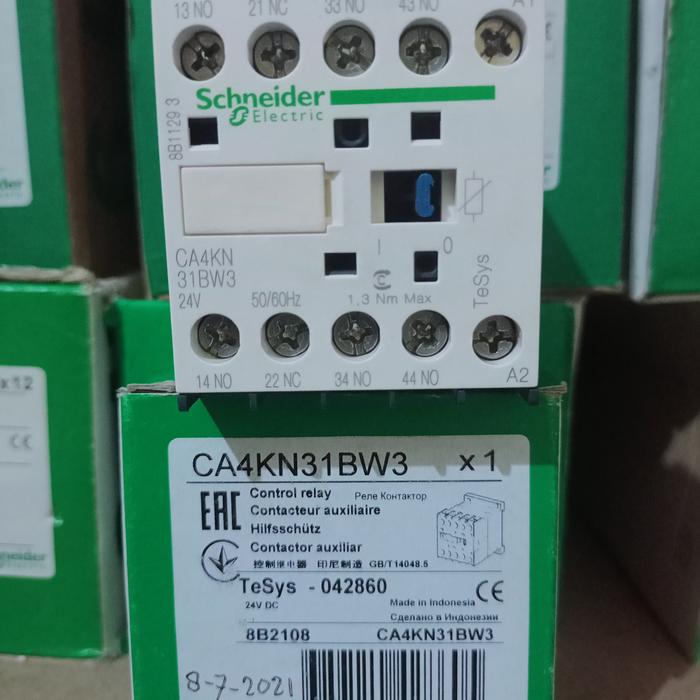 Jual CA4KN31BW3 CONTROL RELAY 24VDC SCHNEIDER - Jakarta Pusat - Dan ...