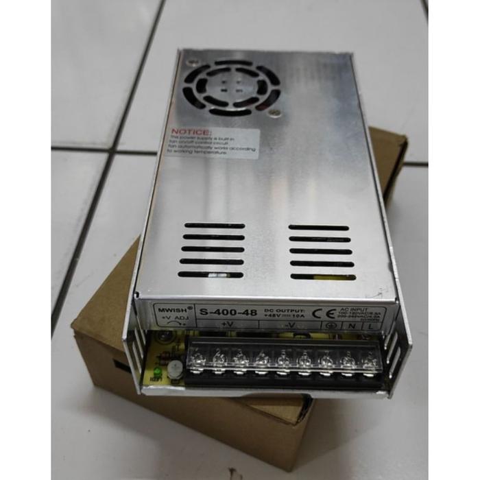 Jual Power Supply Unit 48 Volts 10 Ampere S-480-48 - Jakarta Pusat - JCTech | Tokopedia