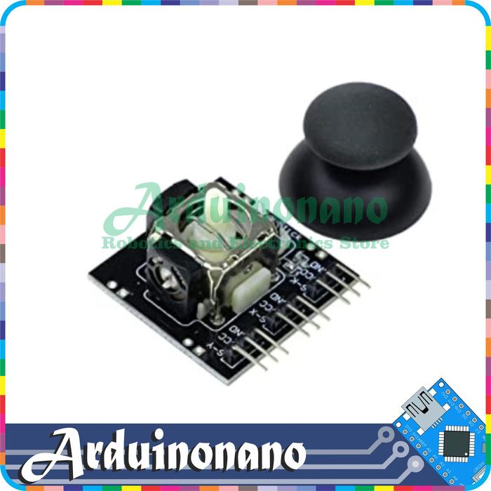 Jual Control Lever Joystick Module Dual Axis XY Compatible Arduino PS2 ...