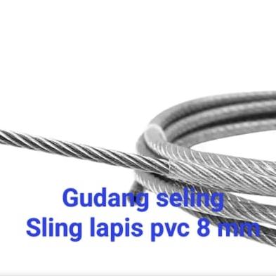 Jual kawat sling baja lapis pvc 8mm / kawat seling baja lapis pvc 8mm - Jakarta Barat - Gudang ...
