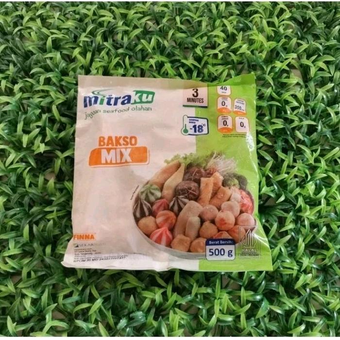 Jual Mitraku Bakso Ikan Campuran (Mix) - berat 500 gr - Mix 250gr ...
