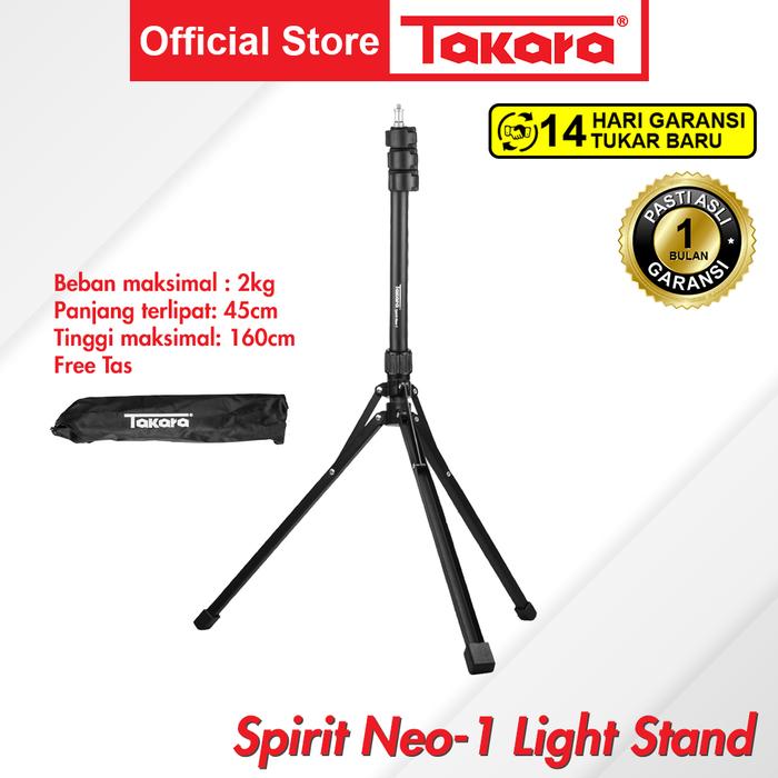 Jual Takara SPIRIT NEO-1 Compact Light Stand Tripod for Lightning & Studio - Kota Surabaya ...