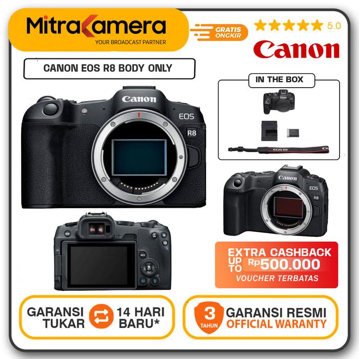 Promo Canon EOS R8 Body Only Mirrorless Camera Canon EOS R 8 EOS R8 ...