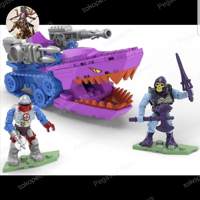 Promo Mega Construx Ori Masters of Universe Roboto vs Skeletor & Land ...