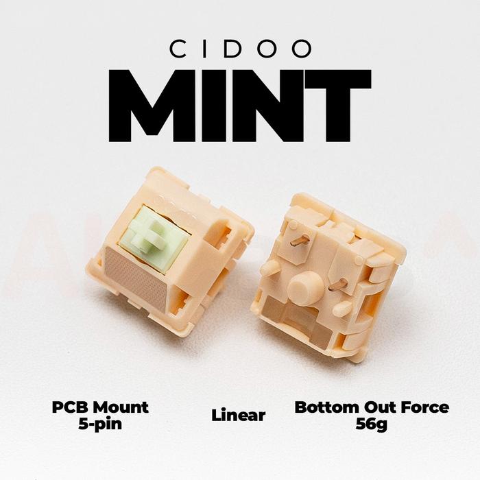 Promo CIDOO Mint Linear Switch 56g PCB Mount - Jakarta Utara - AllCaps ...