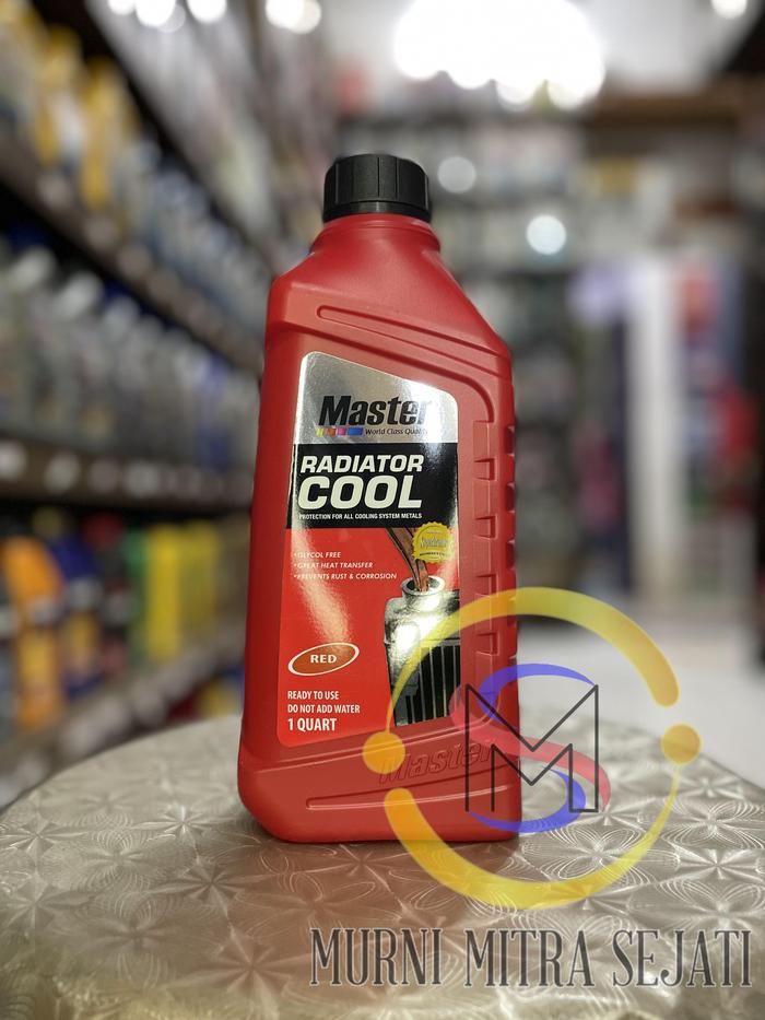 Jual Master Air Cairan Radiator Cool Coolant Premixed Merah & Hijau 1 L ...