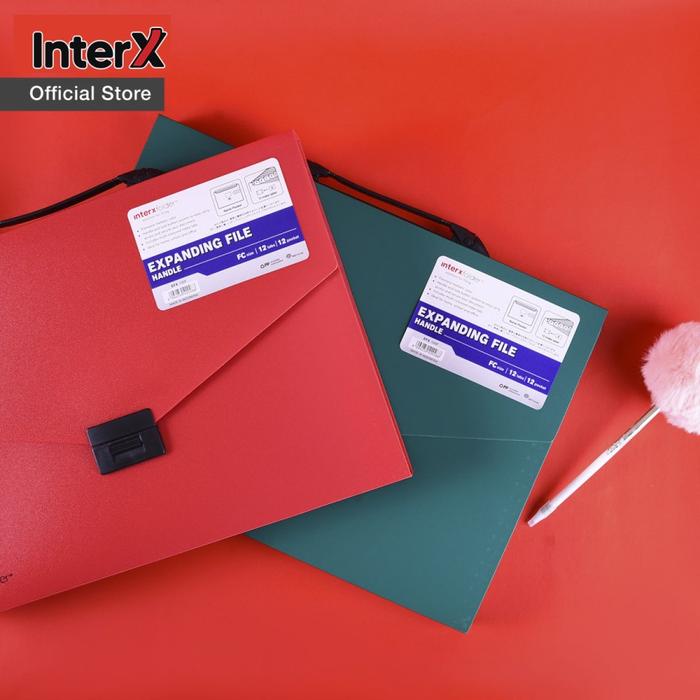 Jual Interx Expanding File With Handle / Map Plastik Tenteng Folio - 10 ...