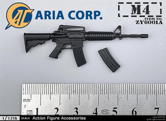 Jual 1/12 Kitbash ZYToys Weapon M4 Rifle Gun SHF MAFEX Figma Marvel ...
