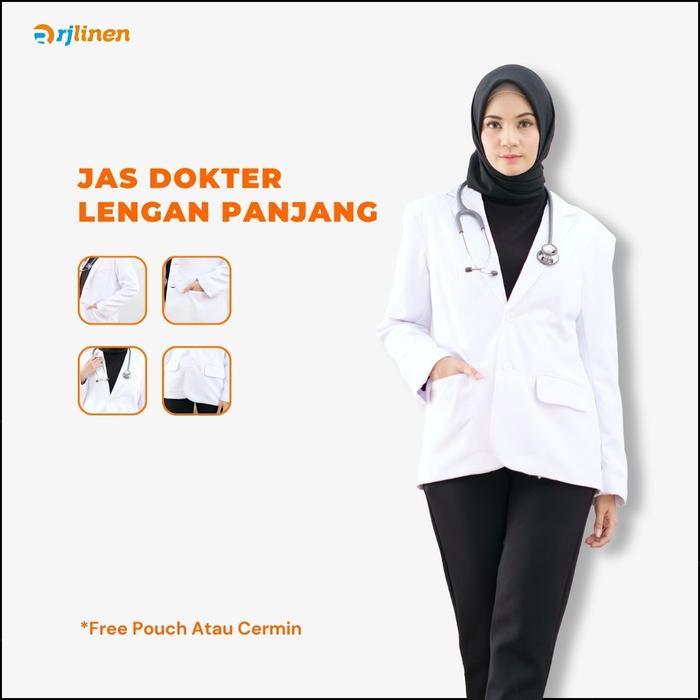 Promo Jas Dokter Lengan Panjang/Baju Dokter/Jas Dokter ( Unisex ...