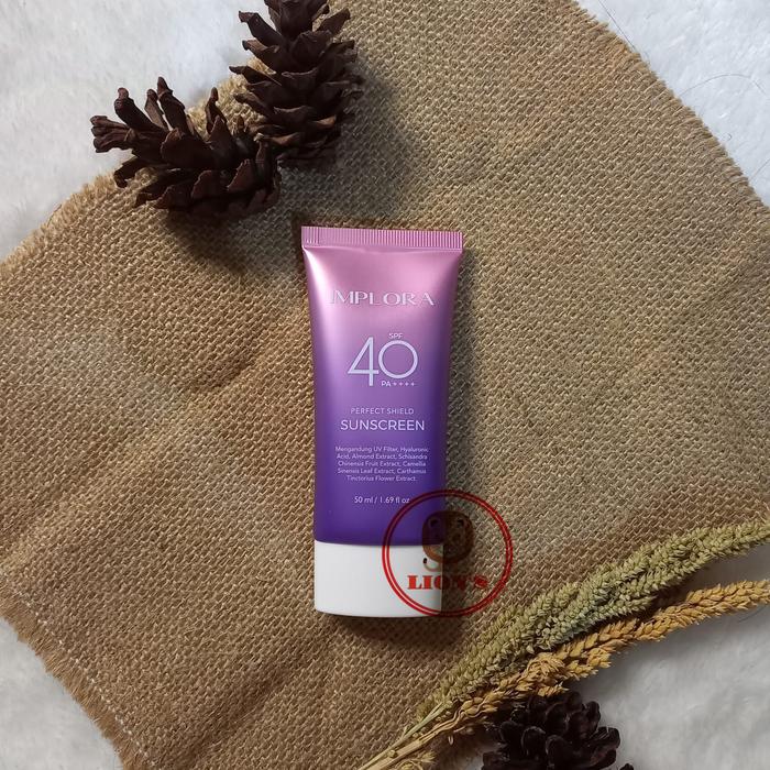 Jual [READY] IMPLORA PERFECT SHIELD SUNSCREEN SPF 40 PA++++ 50ML ...
