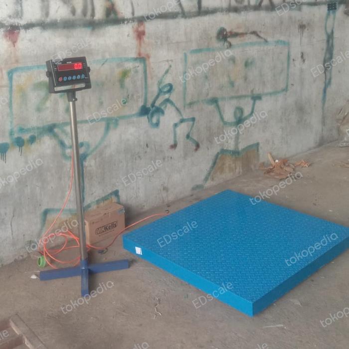 Jual TIMBANGAN LANTAI / CARGO MK 5P UKURAN 1M X 1M KAPASITAS 2 TON X 0.5KG - Jakarta Barat ...
