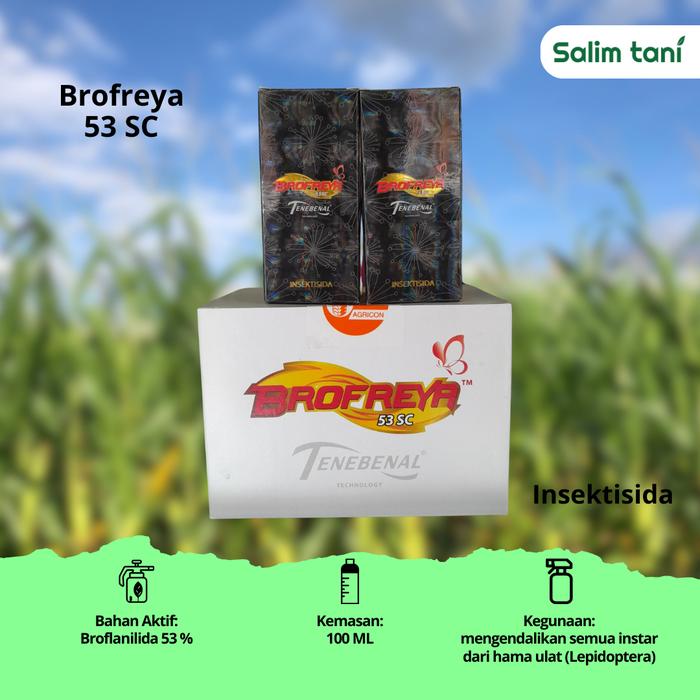 Jual Brofreya 53 SC - 100 ml (Insektisida) Pengendali Hama Ulat - Kab ...