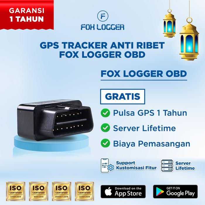 Jual GPS TRACKER TERBAIK Fox Logger OBD + Gratis Pulsa 1 Tahun ...