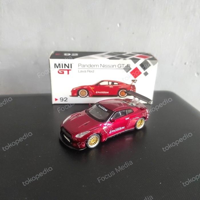 Jual MiniGT Pandem Nissan GTR R35 Lava Red Rocket Bunny MGT Loose - Kab. Madiun - Focus Media ...
