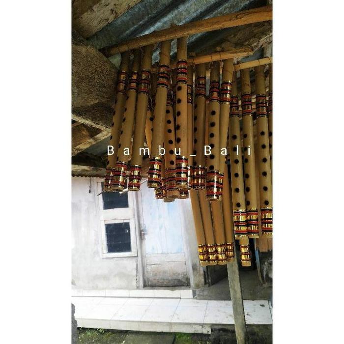 Jual Suling Bambu Bali/ Seruling Bali /tradisional Musik Bali - 22cm ...