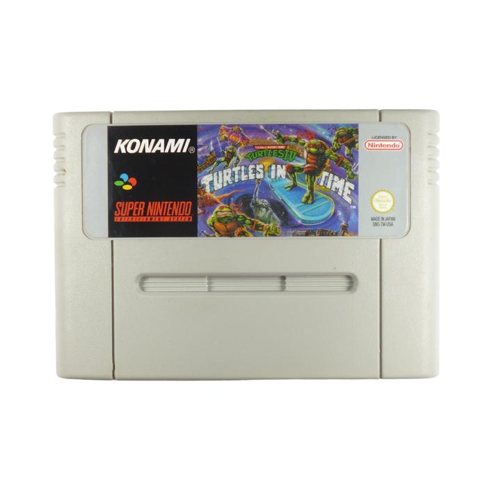 Jual Kaset SNES TMNT IV Turtles in Time Super Nintendo Game Jadul 16 ...