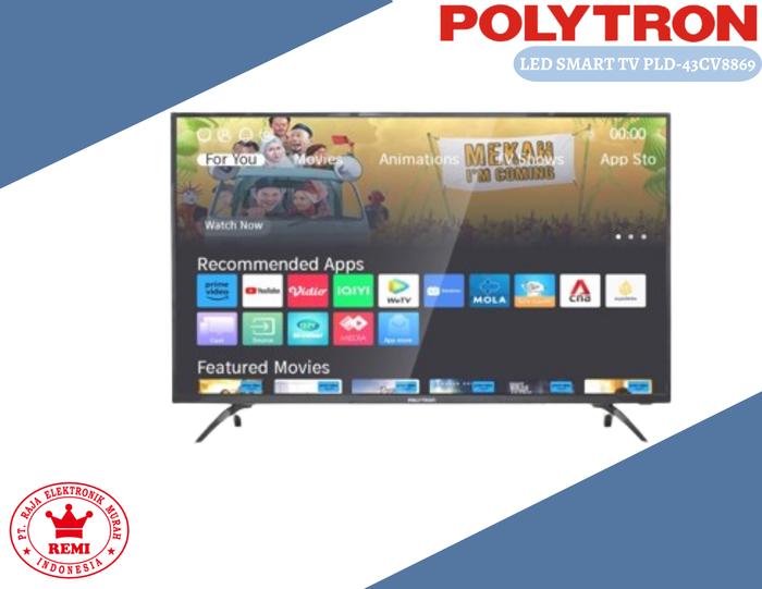Jual Polytron LED Smart TV PLD-43CV8869 Full HD 43 Inch Televisi - Kab ...