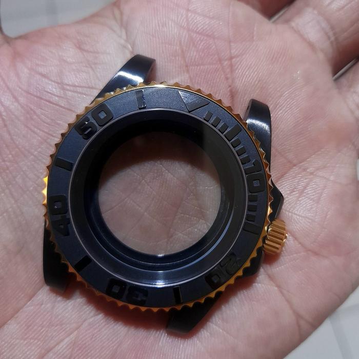 Jual case nh35 black gold MOD jam nh35 nh36 mod seiko skx srpd seikolex - Kota Bekasi - Frans ...