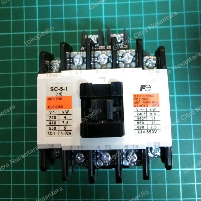 Jual Fuji Electric Magnetic Contactor SC-5-1 AC 48V - Jakarta Barat ...