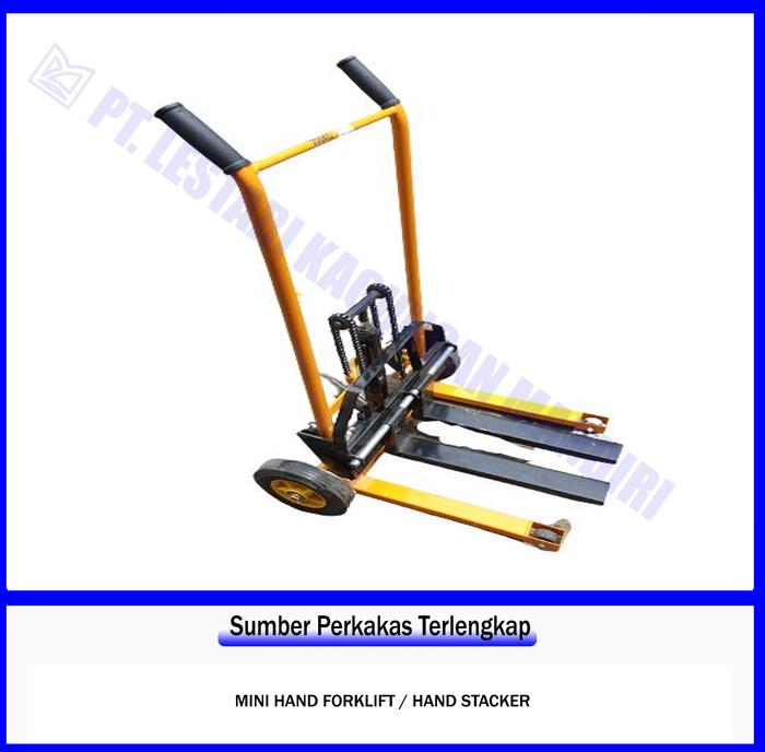 Jual Mini Hand Forklift / hand Stacker Ukuran 200 KG merk Ex Taiwan ...