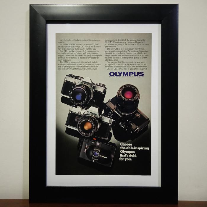 Jual Iklan Jadul OLYMPUS XA Capsule OM1 OM2 OM10 35mm Analog Vintage ...