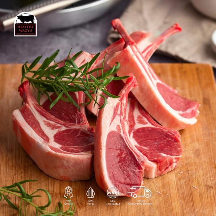Jual Lamb Chop Steak Daging Iga Kambing Muda Australia 500gr Healthy ...
