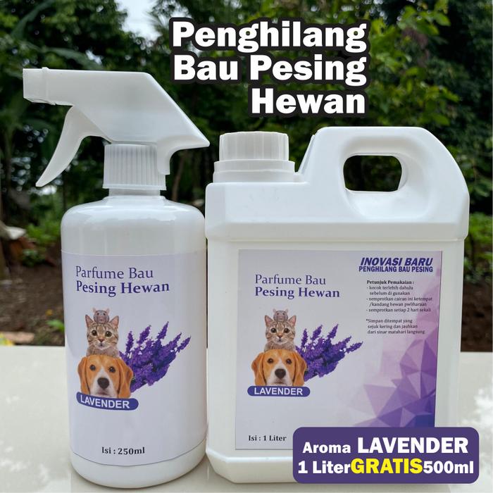 Jual SPRAY PENGHILANG BAU PESING HEWAN LAVENDER 100ml 250ml 500ml ...