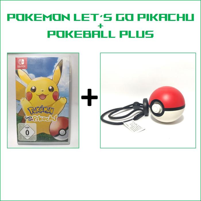 Jual Nintendo Switch Game Pokemon Let's Go Pikachu + Pokeball Plus ...