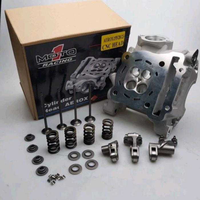 Jual Block cylinder head Aerox 155 nmax 20/23 CNC HEAD MOTO 1 RACING ...
