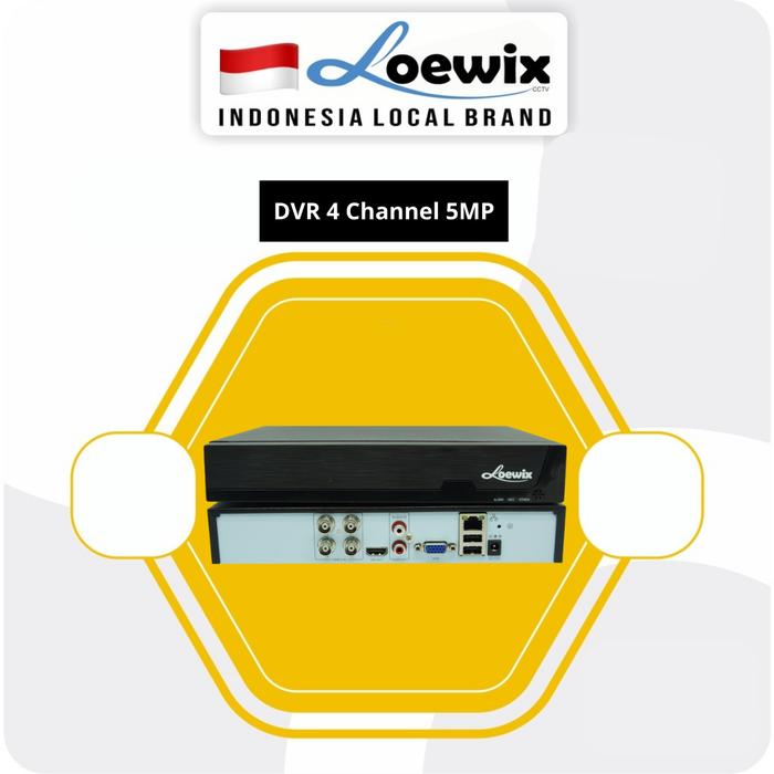 Promo LOEWIX 5 MP DVR 4 Channel LX-9504 4CH Xmeye Full Channel 5MP 6:1 Cicil 0% 3x - Jakarta ...