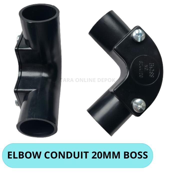 Jual KNEE/ELBOW PIPA CONDUIT 20MM HITAM merk BOSS - 7020070 - Kota ...