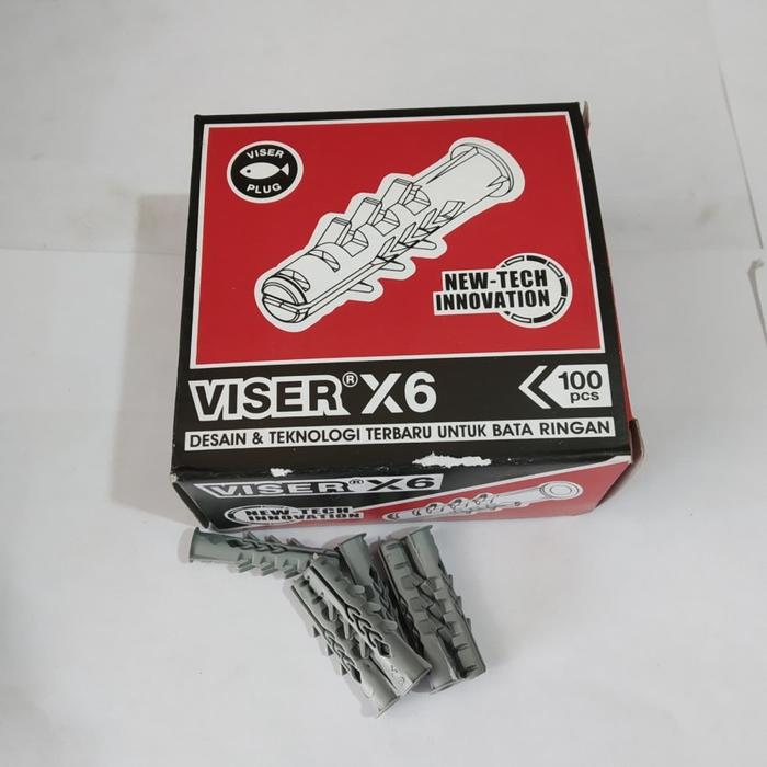 Jual Fisher Plug Bata ringan M6 Viser X6 Bata merah Fiser Multifungisi Beto - Kota Depok - toko ...