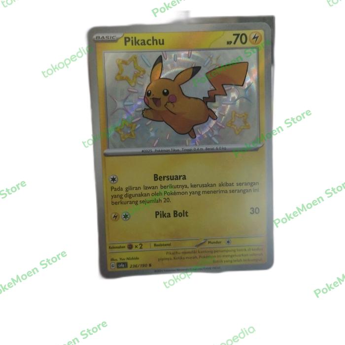Jual Pikachu Shiny - Pokemon TCG Indonesia - Kota Surabaya - PokeMoen ...