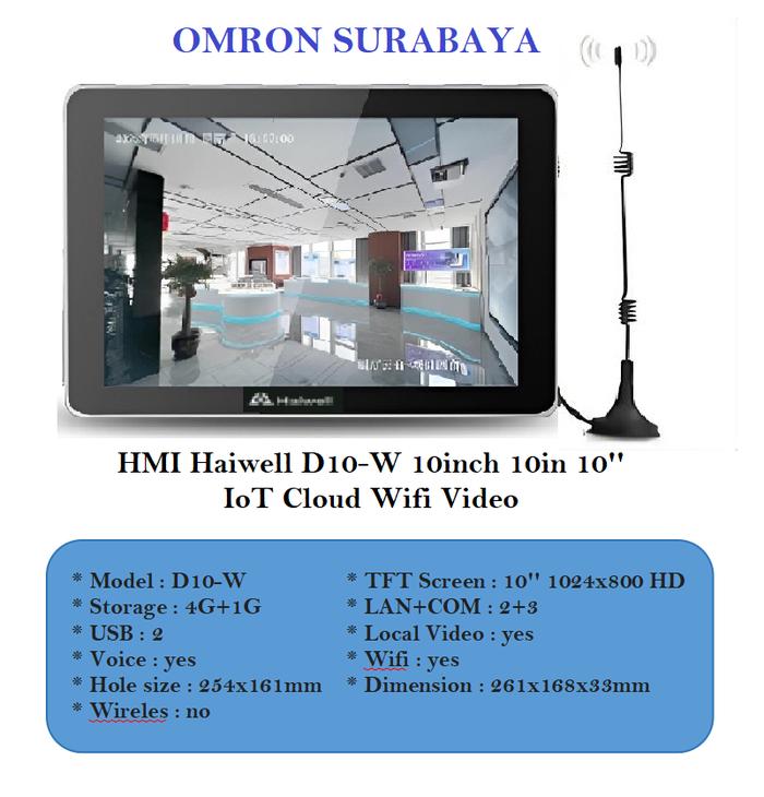 Jual HMI Haiwell D10-W 10inch 10in 10'' IoT Cloud Wifi Video ORIGINAL ...