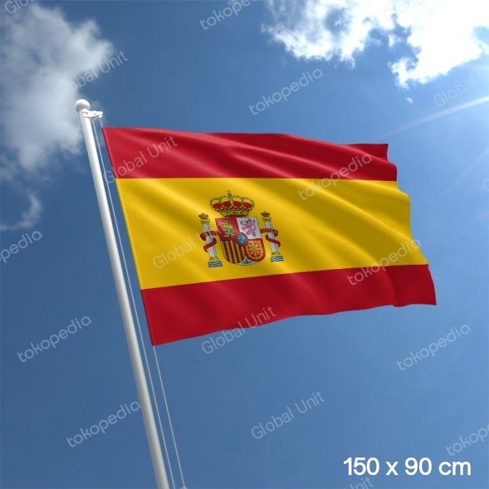 Jual Bendera Negara Spanyol / Flag of Spain Ukuran Besar BB23 - Kota ...