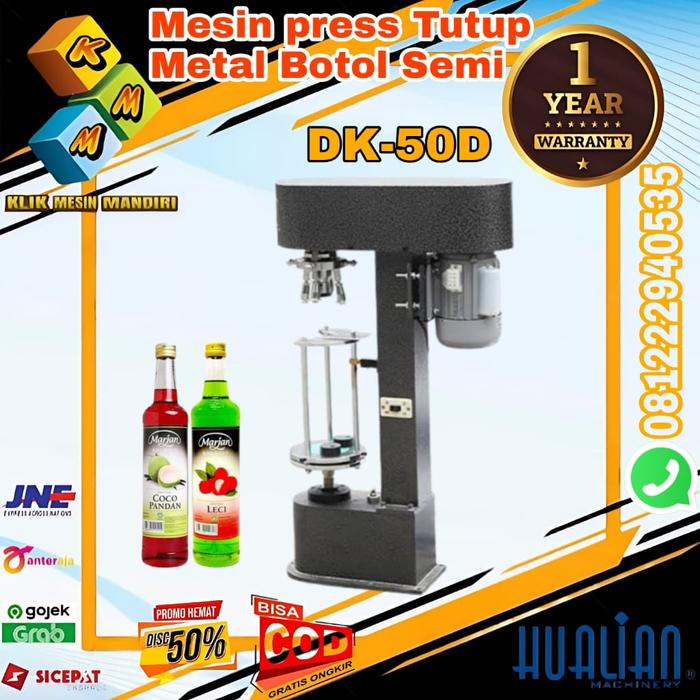 Jual Mesin Tutup Botol Kaleng kaca / Capping DK-50D Hualian - Jakarta ...