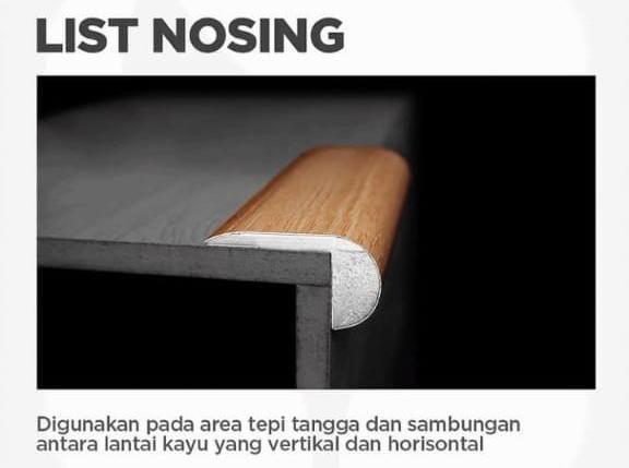 Jual [READY] List Tangga Step Nosing PVC Solid Warna Custom - Jakarta ...