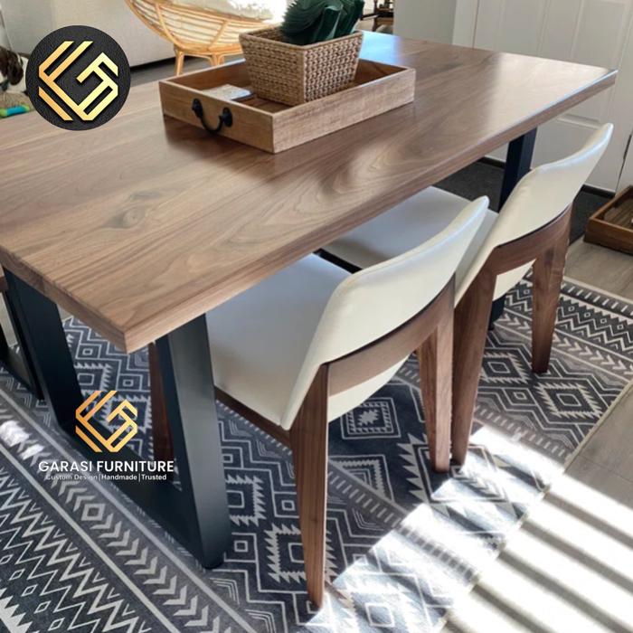 Jual meja makan set meja kursi cafe minimalis jati - Kab. Jepara ...