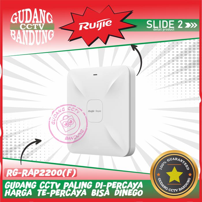 Jual RG-RAP2200(F) RUIJIE REYEE Wi-Fi 5 1267Mbps CEILING ACCESS POINT - Kota Bandung - gudang ...