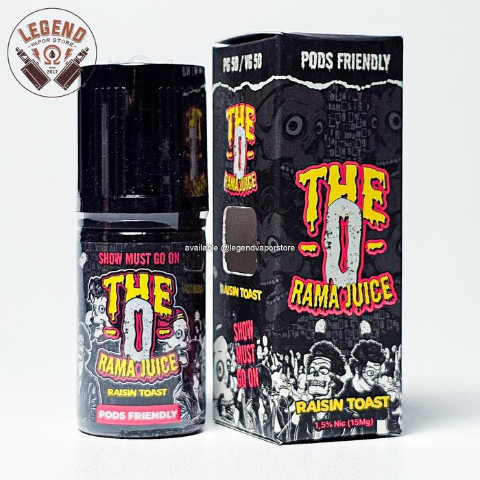 Jual SALT NIC LIQUID THE O RAMA V3 Raisin Toast 30ML 15MG AUTHENTIC ...
