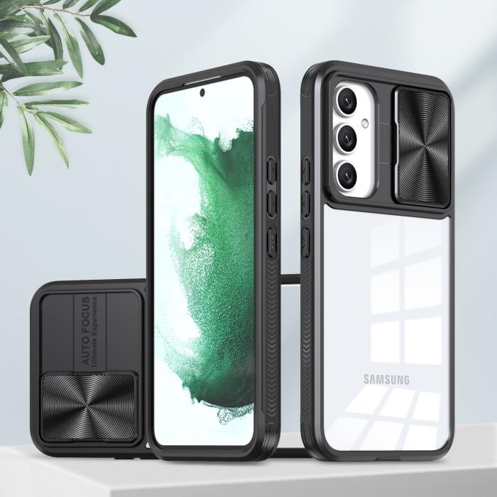 Jual Case Samsung Galaxy A35 / A55 5G Camshield Clear - Hitam, A55 ...
