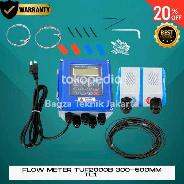 Jual Flow Meter TUF2000B 300-6000mm Transducer TL-1 Ultrasonic TUF ...