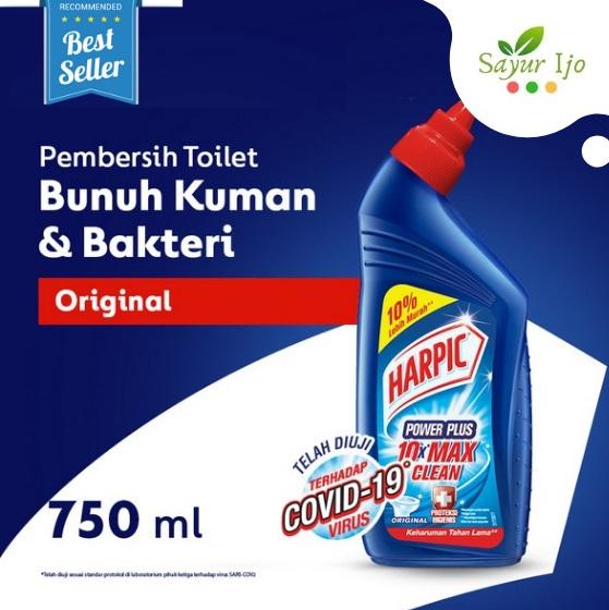 Promo HARPIC Pembersih Toilet Power Plus 10X Max Clean Original 750 ML ...