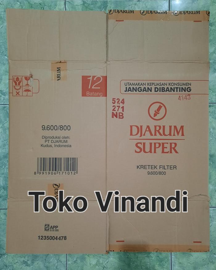 Jual Kardus/Dus/Box Rokok Djarum Super Bekas untuk packing/pindahan ...